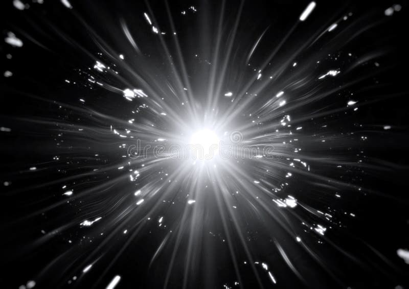 Abstract Background of Radial Rays Shining in the Dark Stock ...