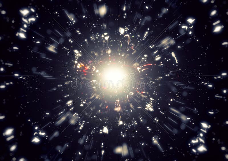 Abstract Background of Radial Rays Shining in the Dark Stock ...