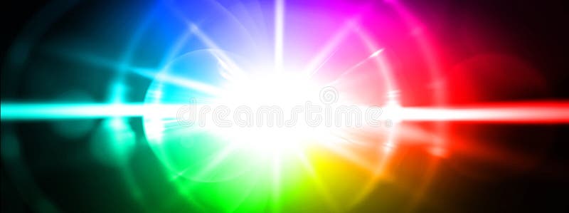 Abstract Background of Radial Rays Shining in the Dark Stock ...