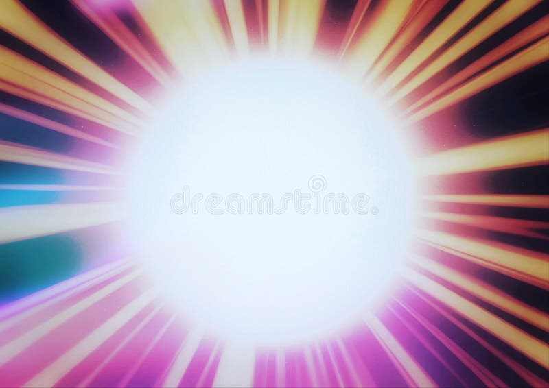 Abstract Background of Radial Rays Shining in the Dark Stock ...