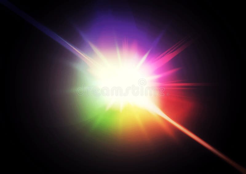 Abstract Background of Radial Rays Shining in the Dark Stock ...