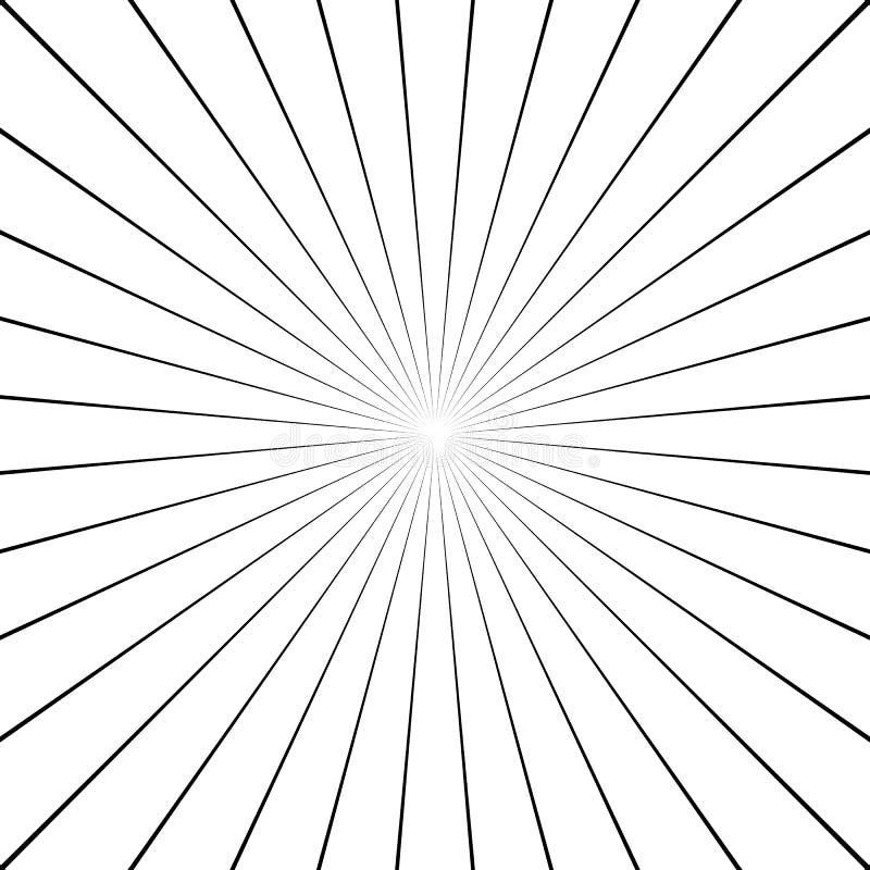 Comic Explosion Effect. Radiating, Radial Lines Stock Vector ...