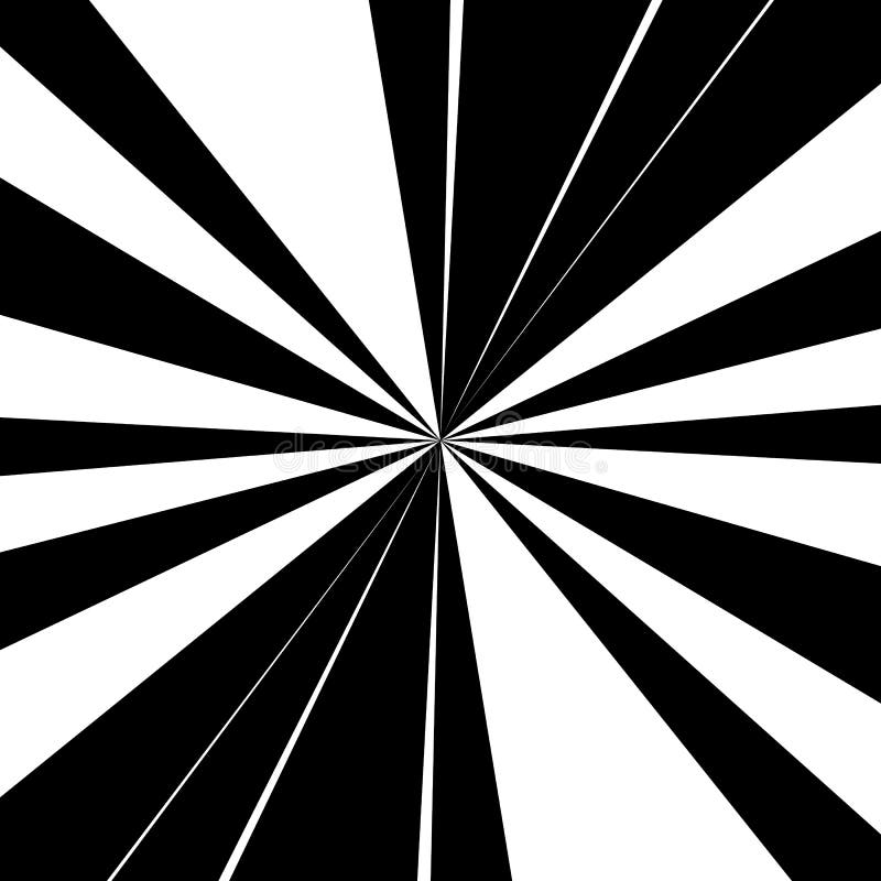 Abstract Radial Lines Starburst, Sunburst Circular Pattern Stock Vector ...