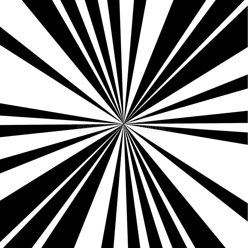 Abstract Radial Lines Starburst, Sunburst Circular Pattern Stock Vector ...