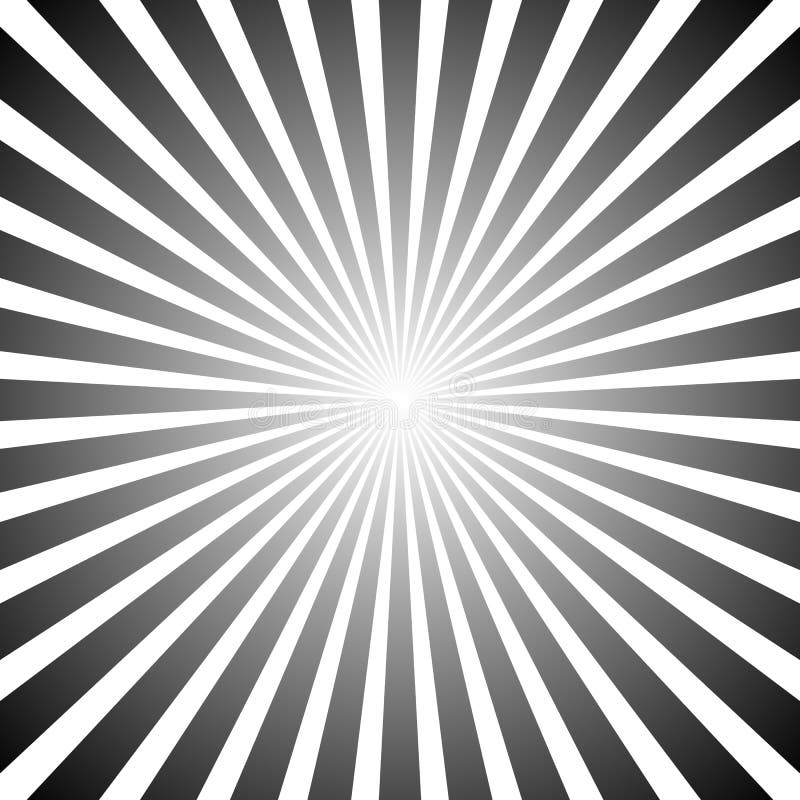 Abstract Radial Lines Starburst, Sunburst Circular Pattern Stock Vector ...