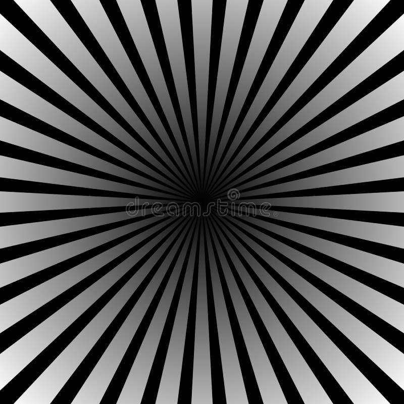 Abstract Radial Lines Starburst, Sunburst Circular Pattern Stock Vector ...