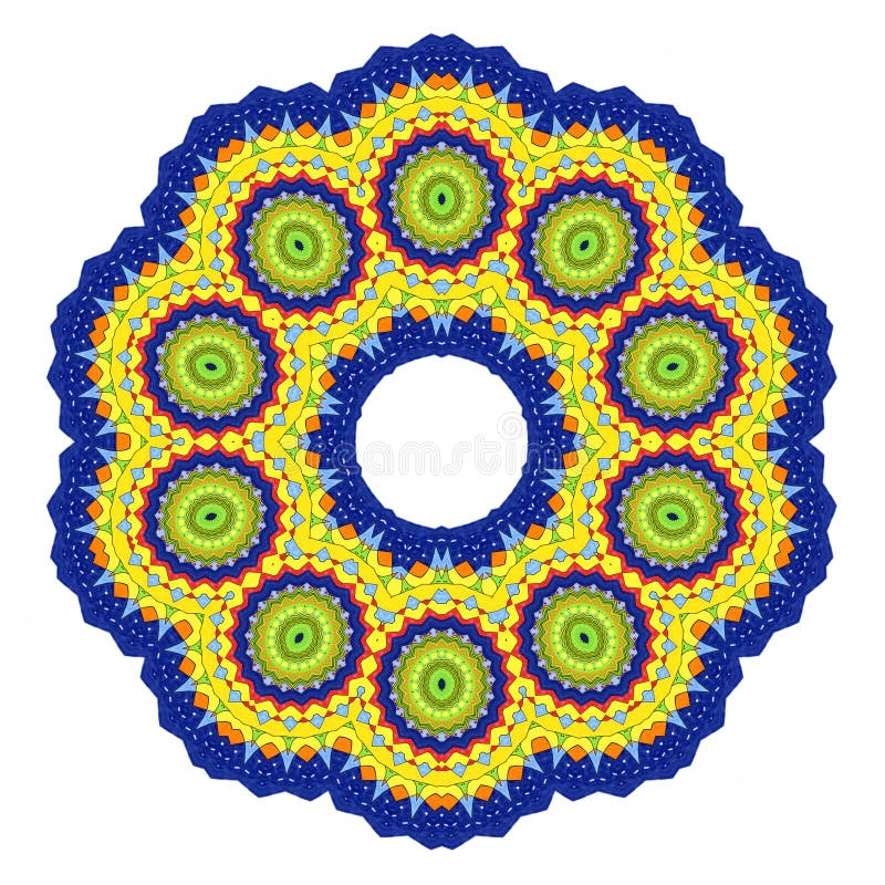 Abstract Radial Pattern of Natural Large Dandelion Flower Stock ...