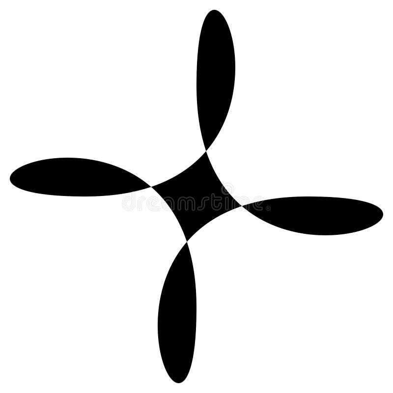 Abstract Radial Shape, Design Element Vector Stock Vector ...