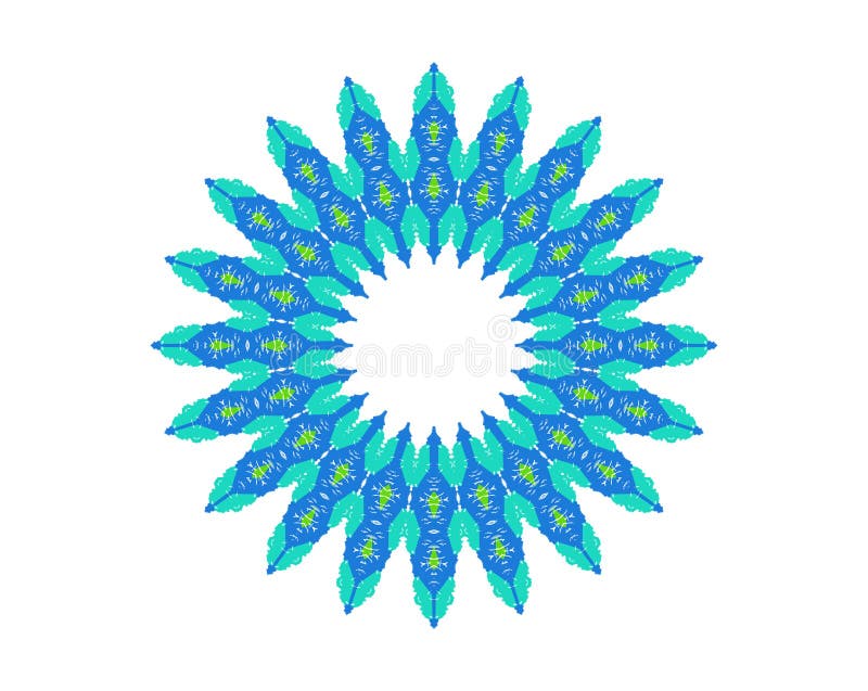 Abstract Radial Pattern of Natural Large Dandelion Flower Stock ...