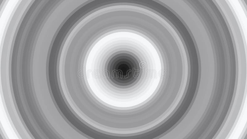 Abstract Radial Wave Displacement Map Black and White Background Stock ...