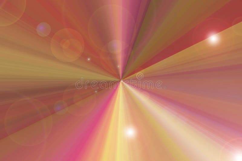 Radiant Background in Red and Yellow Hues Stock Illustration ...