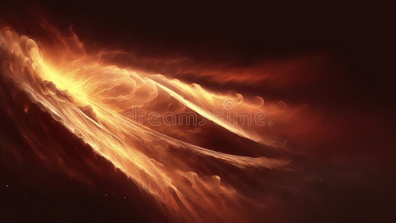 Abstract Radiation and Heat Waves Background Stock Illustration ...