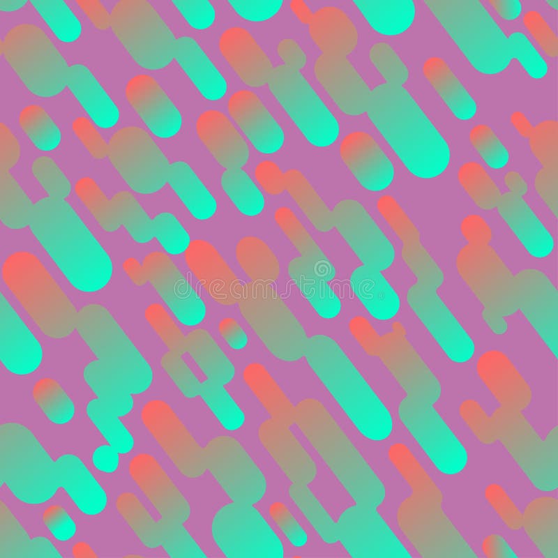 Abstract Rain Gradient Vibrant Lines and Dots Seamless Pattern Stock ...