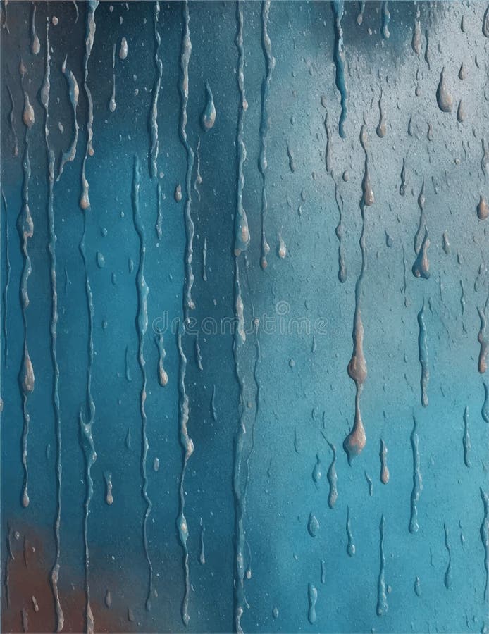 Abstract Rain Painting Texture, Wallpaper Stock Illustration ...