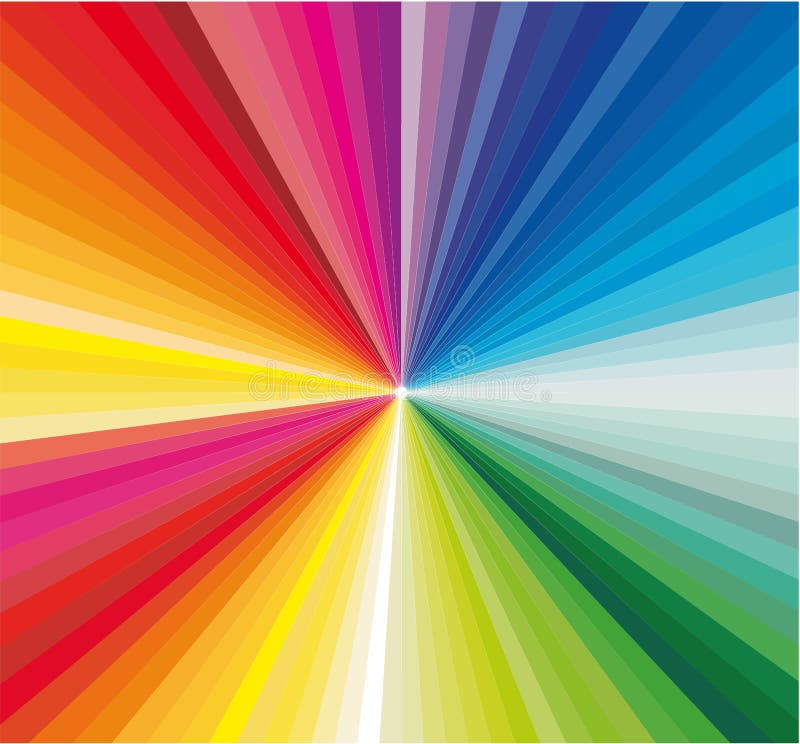 Abstract Rainbow Background Stock Vector - Illustration of blue, color ...
