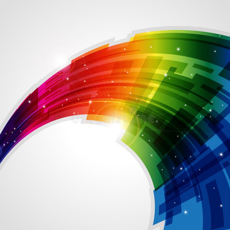 Abstract Rainbow Background Stock Vector - Illustration of elegance, color: 19438973