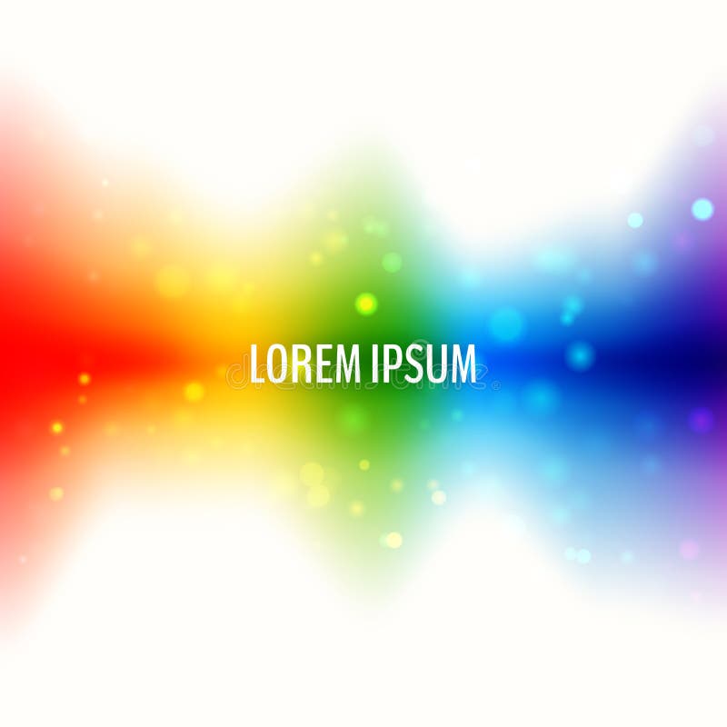 Abstract Rainbow Background Stock Vector - Illustration of bright ...