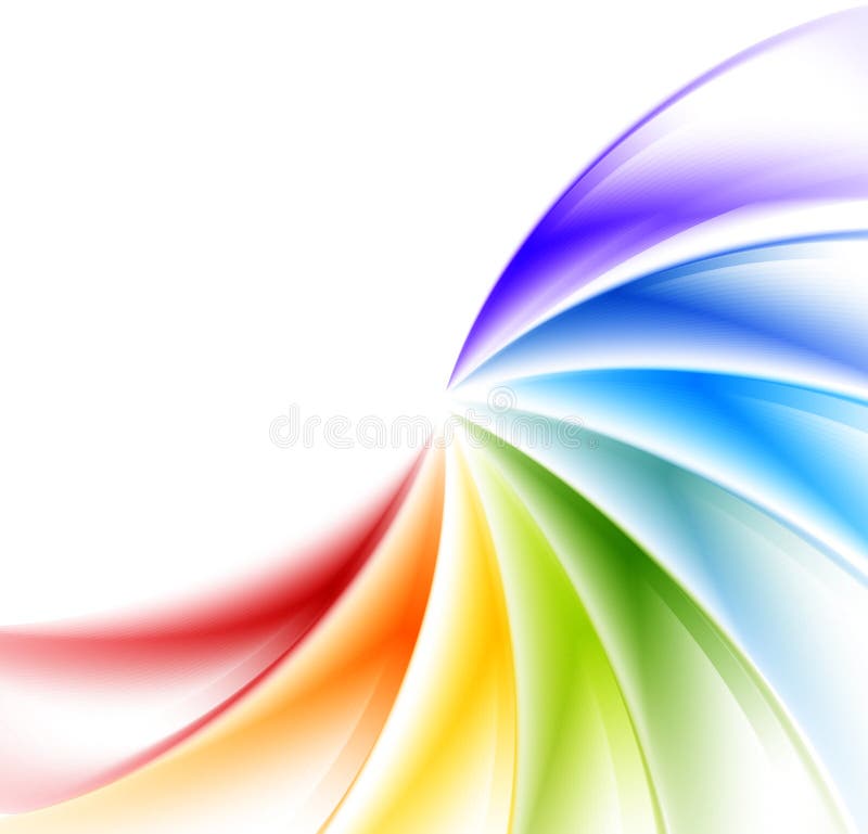 Abstract Rainbow Background Stock Vector - Illustration of bright ...