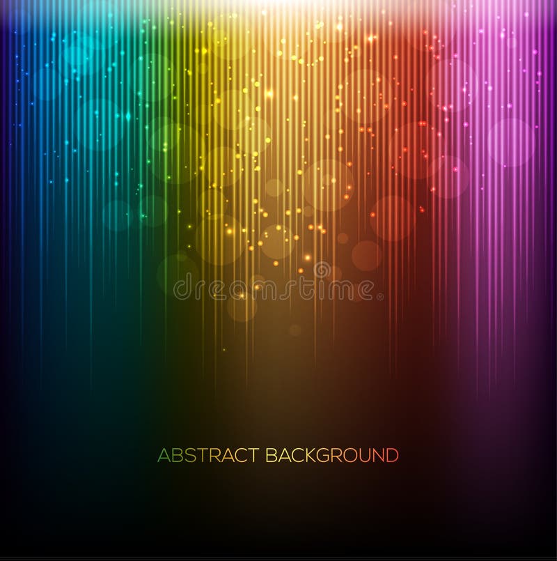 Abstract Rainbow Background Stock Vector - Illustration of gloss, glow ...