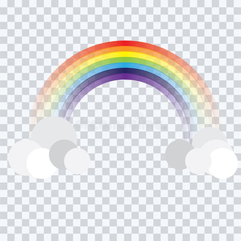 Abstract Rainbow Cartoon on Background Vector Stock Vector ...