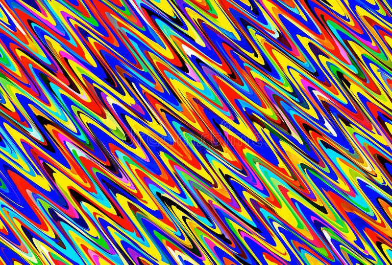Abstract Rainbow Color Mixed Waves Backgrounds Stock Illustration ...