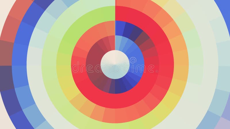 Abstract Rainbow Color Moving Circle Pixel Block Background Seamless ...