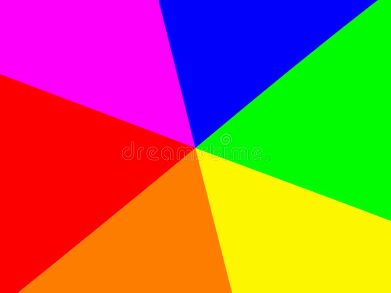Abstract Rainbow Color Triangular Background Stock Illustration ...