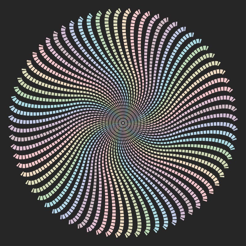 Abstract Rainbow Color Vortex Art Design Background Stock Vector ...