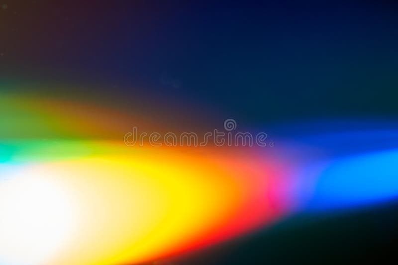 Abstract Rainbow Colored Lights Recorded on a Cd Stock Photo - Image of ...