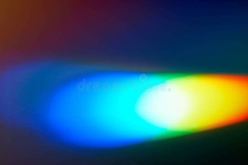 Abstract Rainbow Colored Lights Recorded on a Cd Stock Image - Image of ...