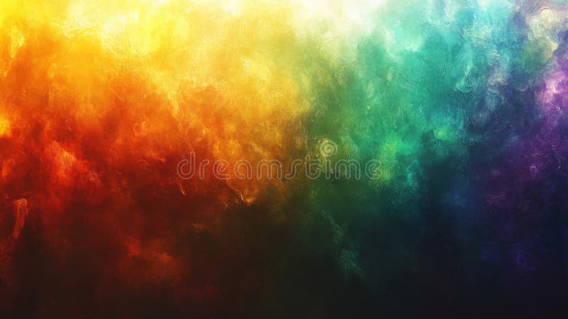 Abstract Rainbow Colored Space Nebula Texture with Gradient Background ...