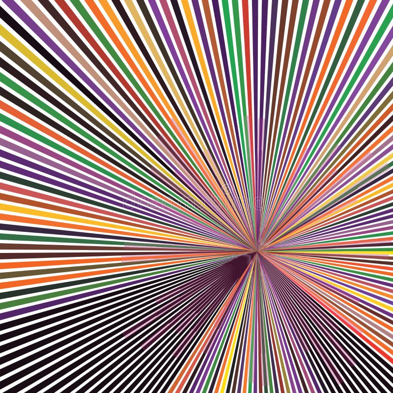 Sun Burst Geometric Abstract Spectrum Rainbow Rays Stripe Background