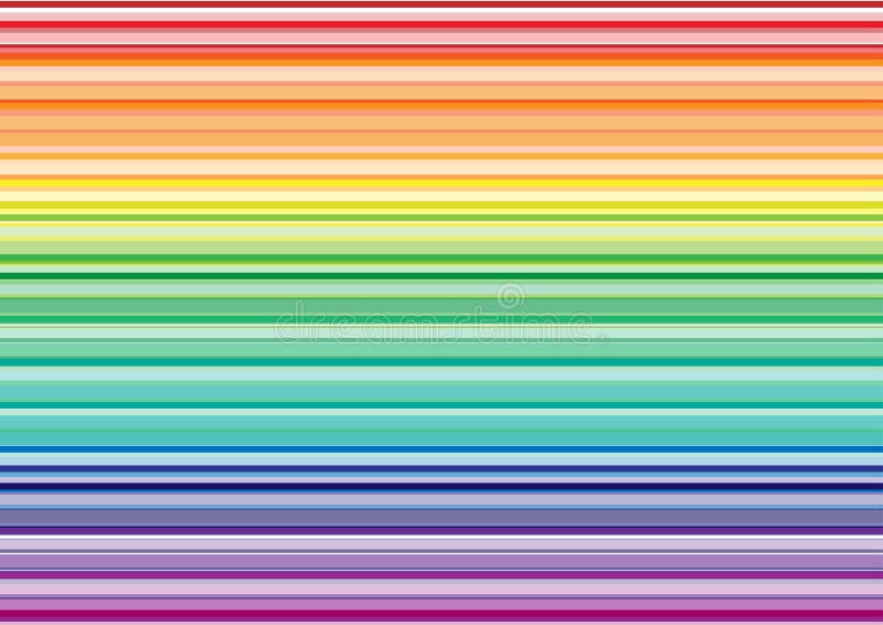Colorful Horizontal Stripes Background