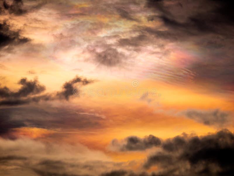 Rainbow Colors in the Sky stock image. Image of blue - 164736903