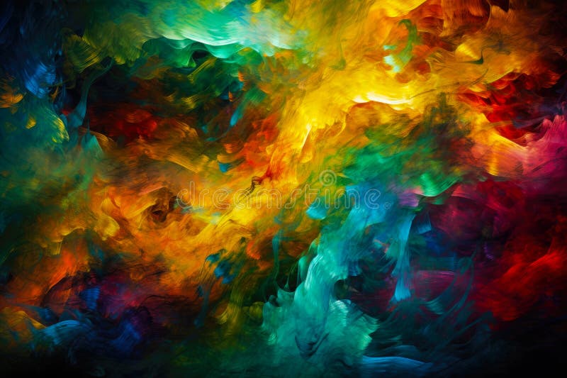 An Abstract Rainbow Colourful Background. Created with Generative AI ...