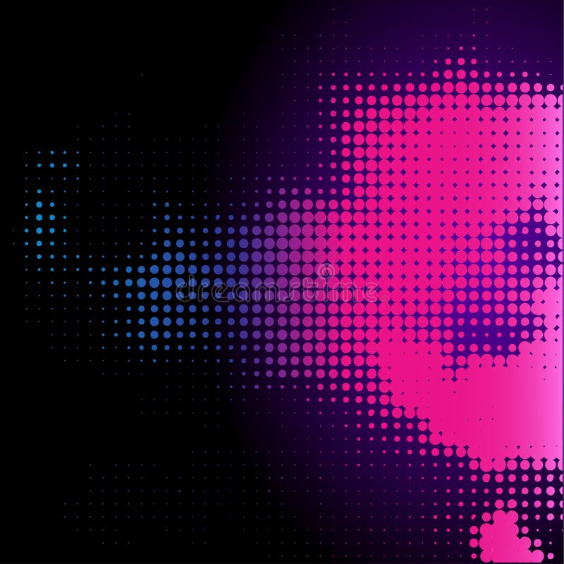 Abstract Rainbow on a Black Background Stock Vector - Illustration of ...