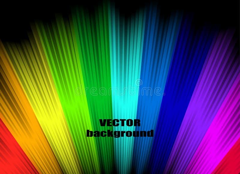 Abstract rainbow colours stock vector. Illustration of blur - 54238030