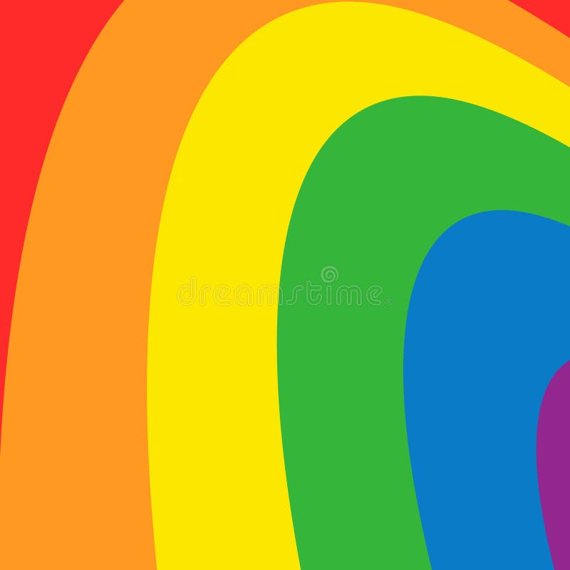Abstract Rainbow Curve Background Stock Illustration Illustration Of