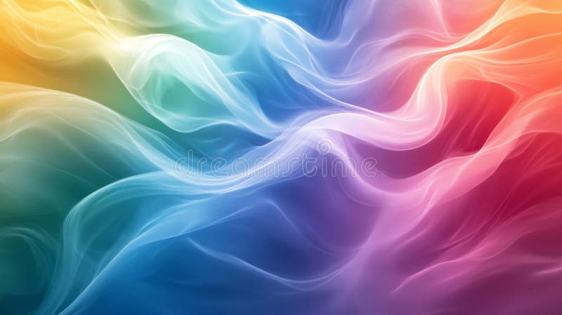 Abstract Rainbow Fabric Texture Background Stock Illustration ...