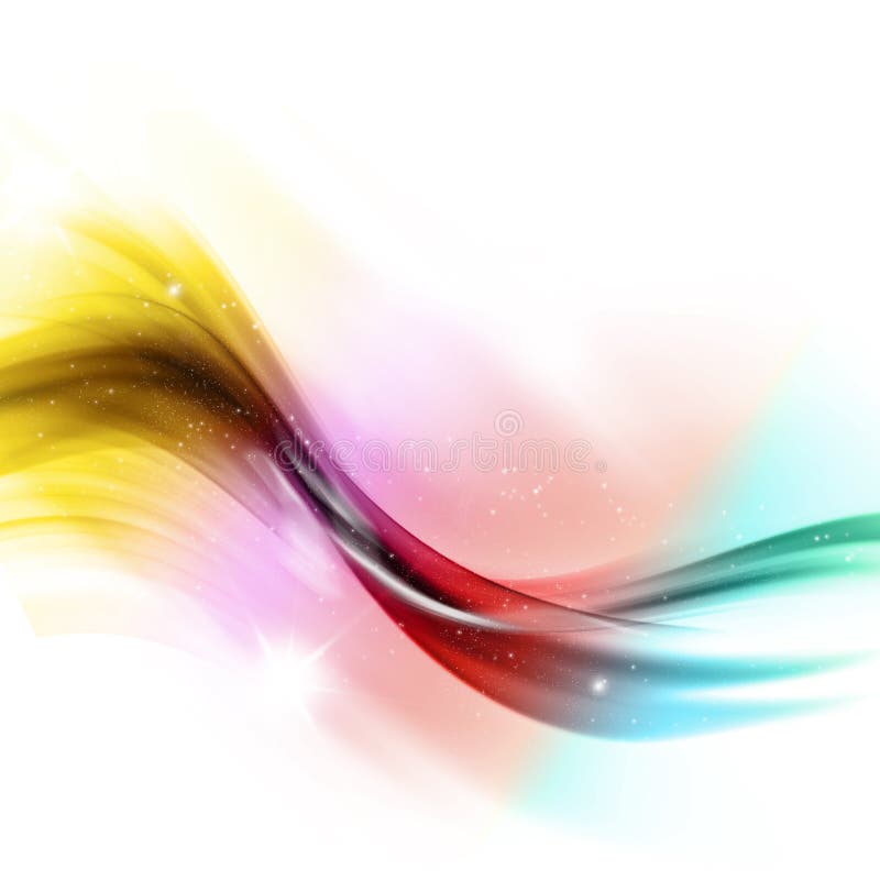 Abstract rainbow flow stock illustration. Illustration of flowing ...