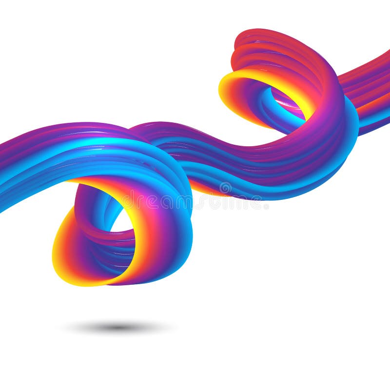 Abstract rainbow flow stock vector. Illustration of abstract - 137661975