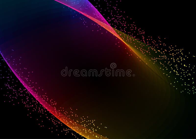 Rainbow flow background stock vector. Illustration of flowing - 241548321