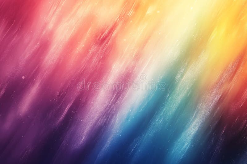 Abstract Rainbow Gradient with a Soft Blur and Subtle Grainy Texture ...