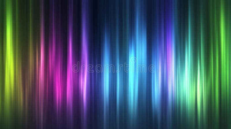 Abstract Rainbow Gradient Vertical Stripes Stock Illustration ...