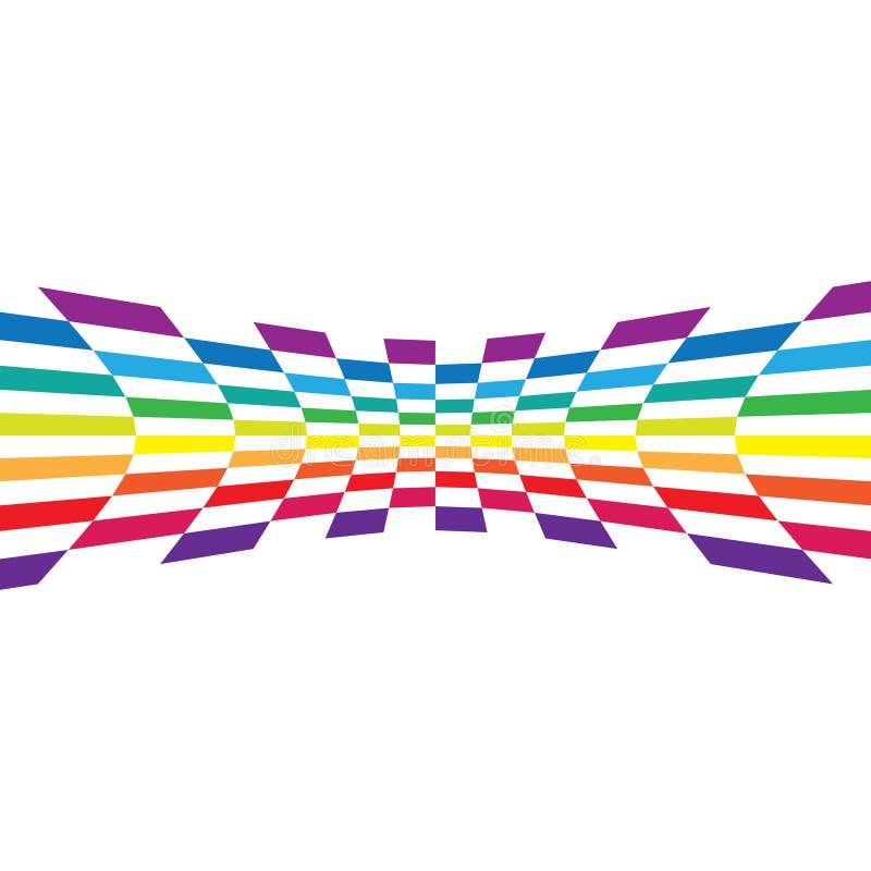 Abstract Rainbow Layout stock vector. Illustration of blocks - 7429912