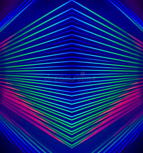 Rainbow led light rays stock illustration. Illustration of highway ...