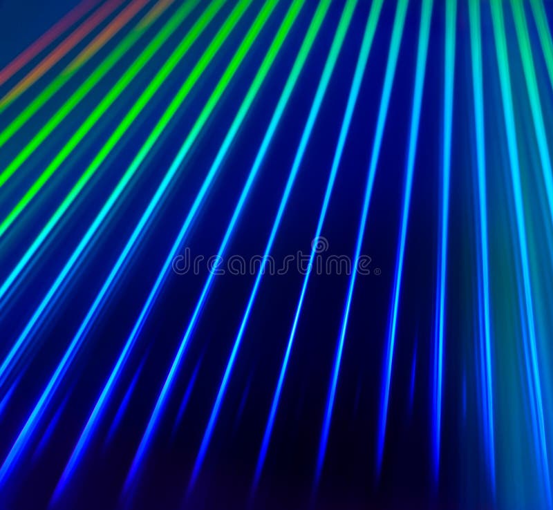 Abstract Rainbow Light Rays Reflection on Cd Surface Stock Image ...