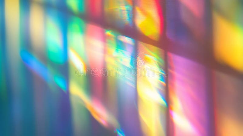 Abstract Rainbow Light Reflections on a Surface Stock Illustration - Illustration of abstract ...