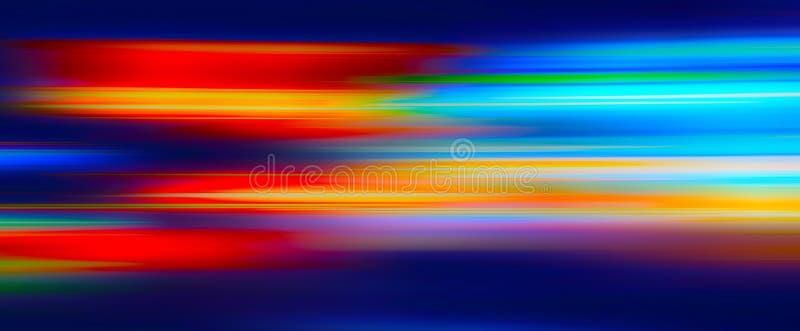 Abstract Rainbow Light Trails Stock Illustration - Illustration of ...