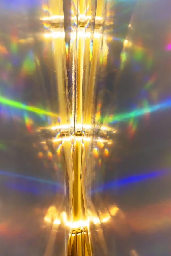 Abstract Rainbow Multicolored Reflection Background from Shiny ...